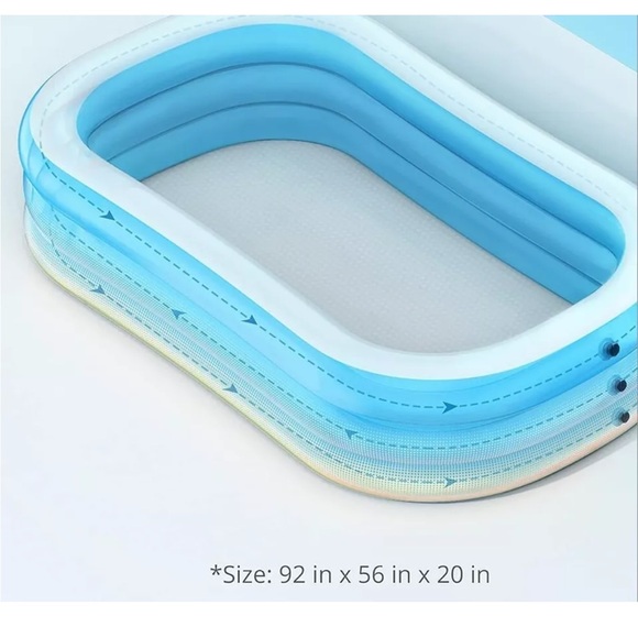 Swim | Blue Inflatable Pool | Poshmark